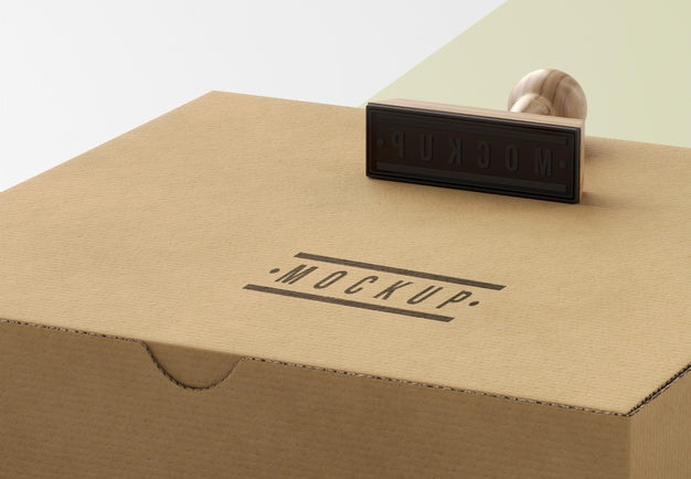 Free Assortment Of Stamp Labeled Box Psd – CreativeBooster