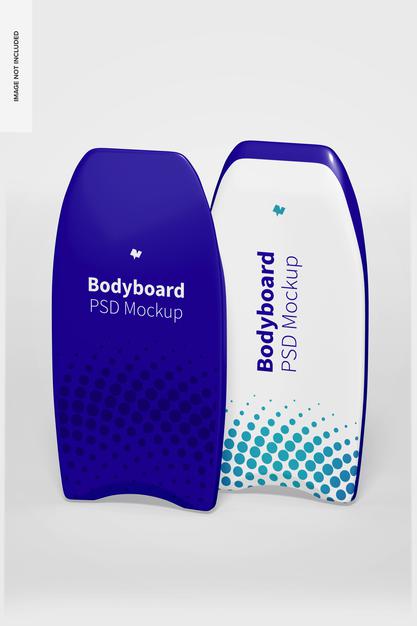 Free Bodyboard Mockup, Front And Back View Psd – CreativeBooster