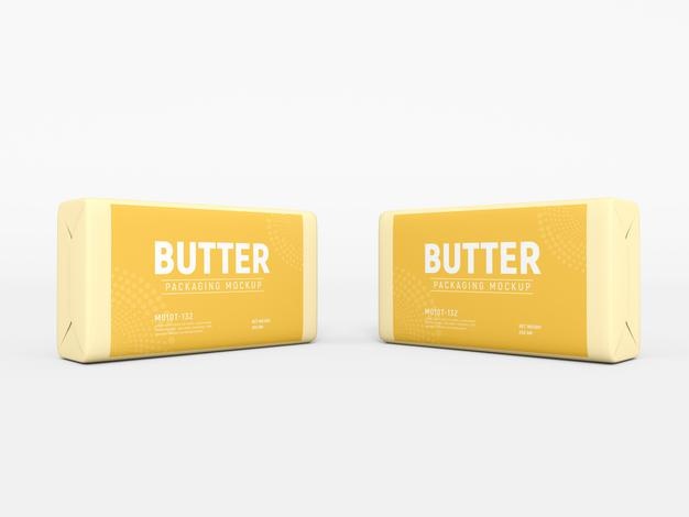 Free Butter Block Bar Packaging Mockup Psd – CreativeBooster