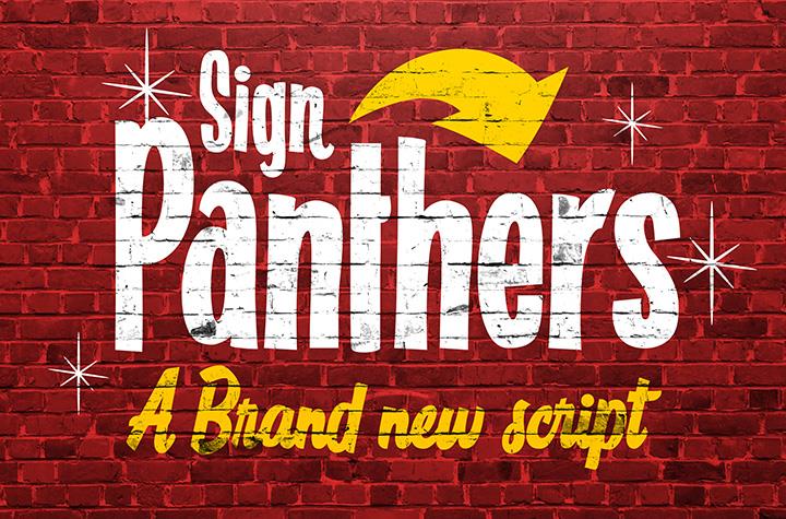 Free Sign Panthers Script Font – CreativeBooster