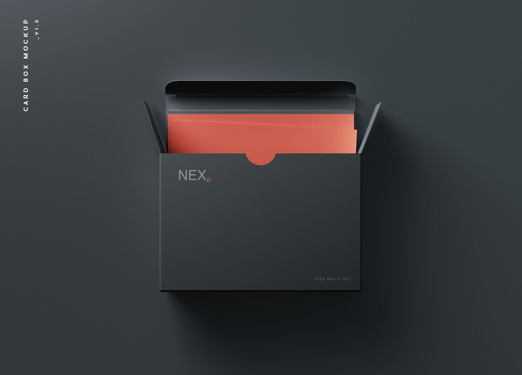 Free Card Box Mockup – CreativeBooster