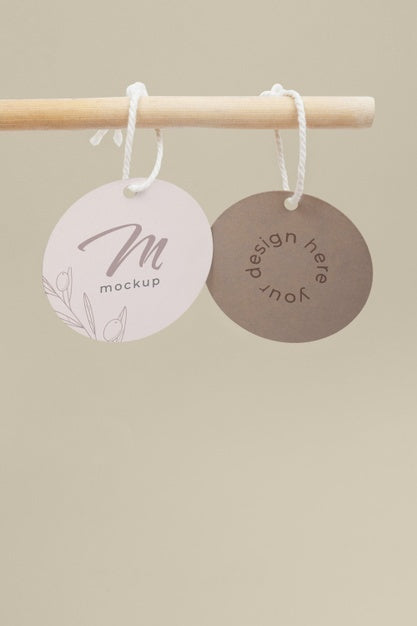 Free Circle Shaped Tag Price Mockup Psd – CreativeBooster