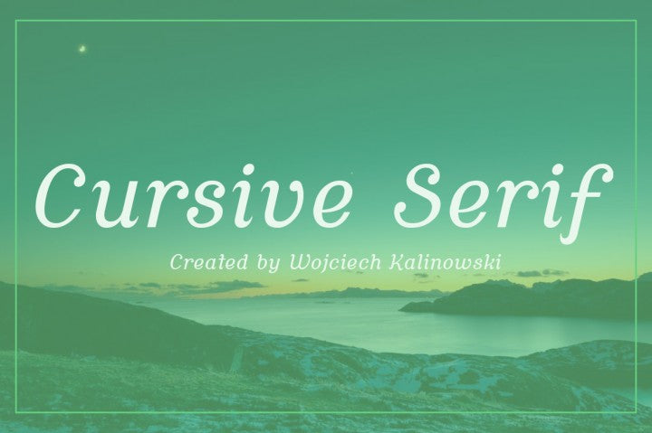 Free Cursive Fonts – CreativeBooster