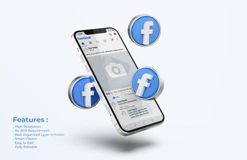 Free Facebook Mockups – CreativeBooster