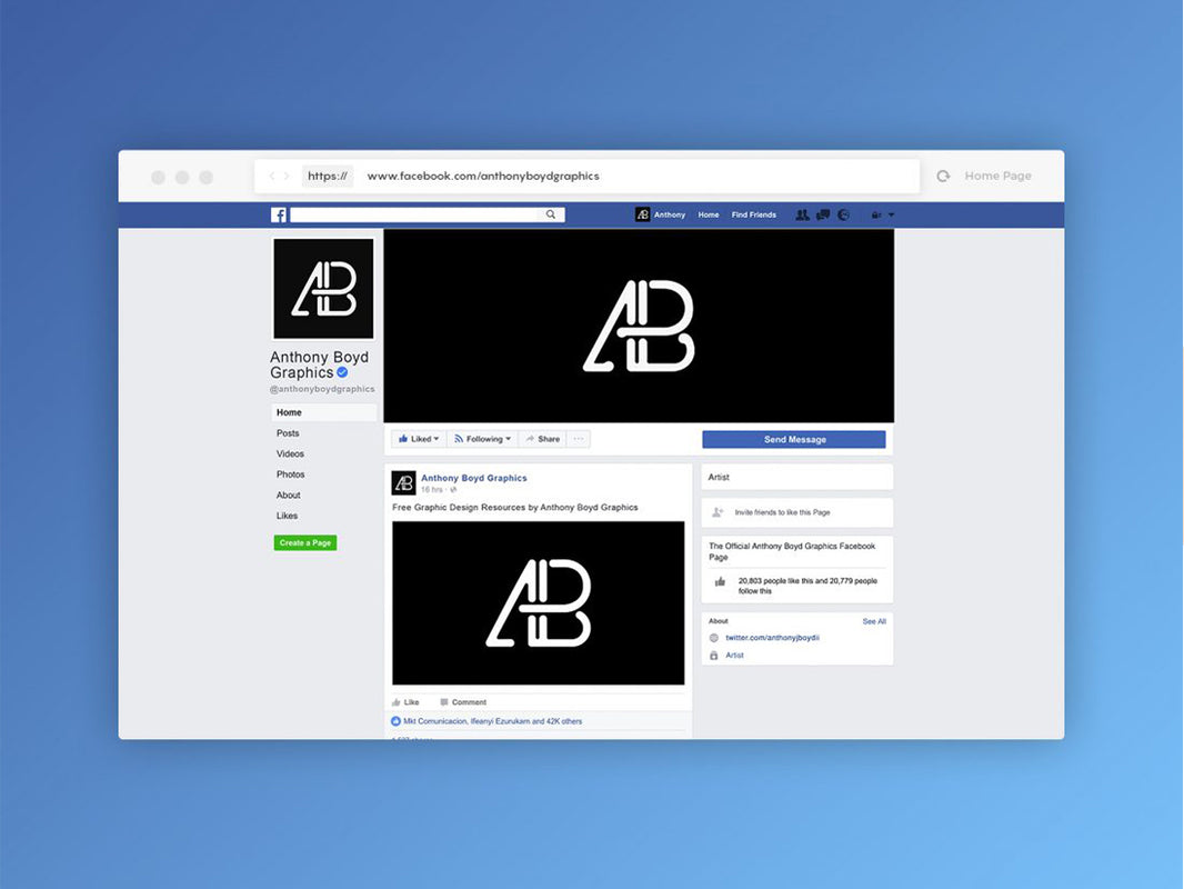 Free Facebook Mockups – CreativeBooster