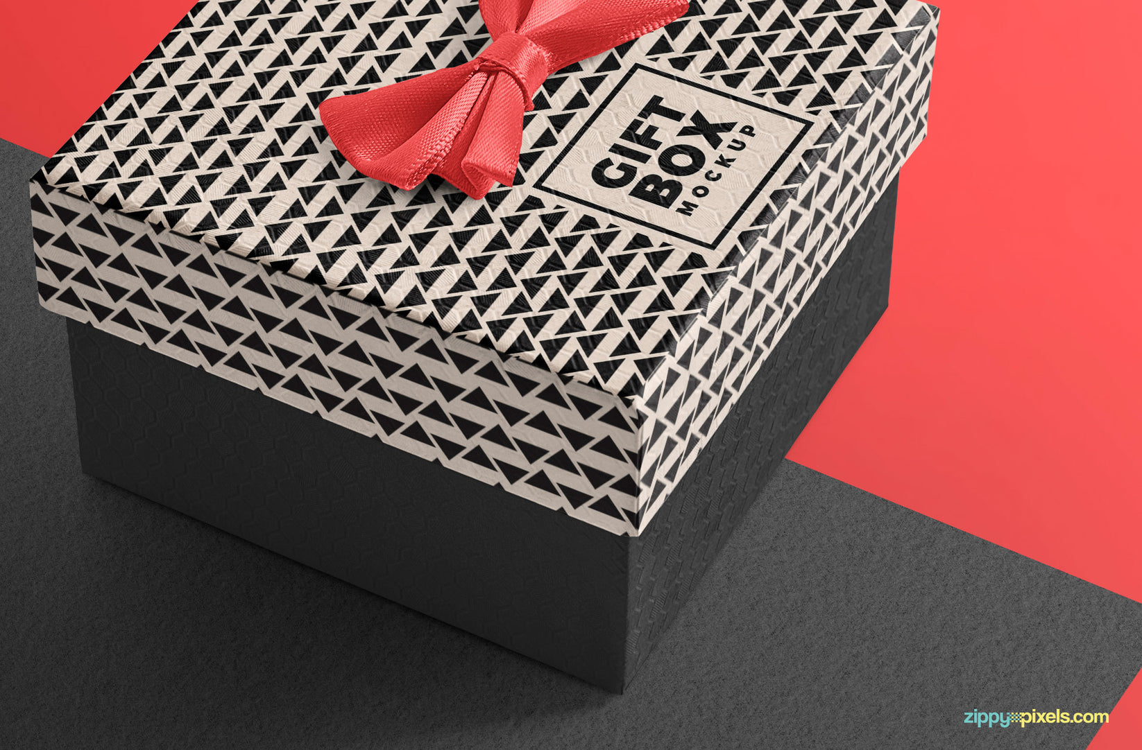 Free Beautiful Gift Box Mockup – CreativeBooster