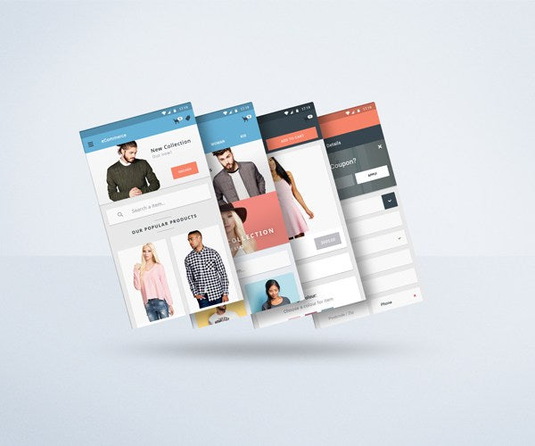 Free Floating Mobile Display App (Mockup) – CreativeBooster