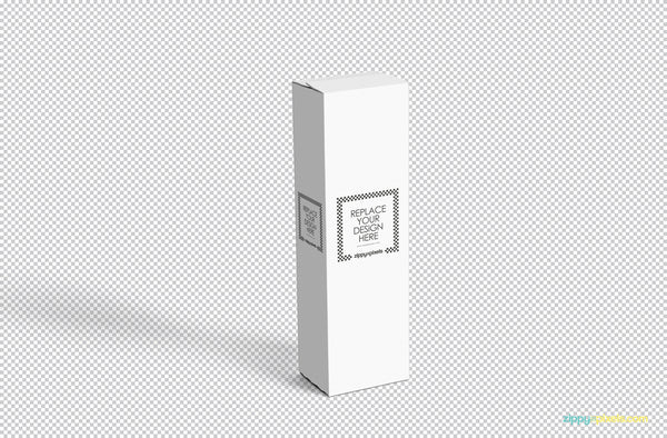 Free Vertical Box Mockup Cardboard – CreativeBooster