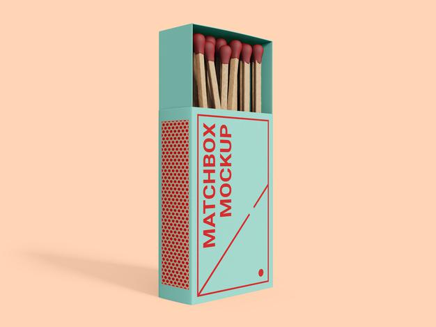 Free Match Box Mockup Template Psd – CreativeBooster