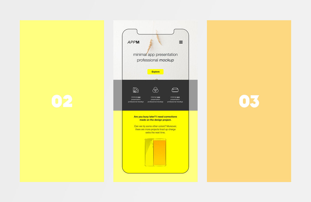 Free App Mockups – CreativeBooster