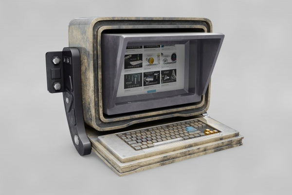 Free Old Computer Mockup Psd – CreativeBooster