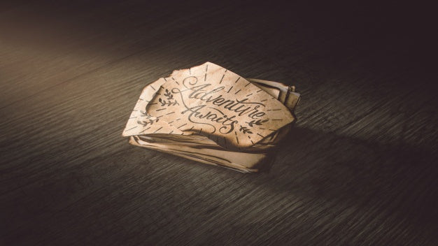 Free Old Paper Mockup For Adventure Concept Psd – CreativeBooster