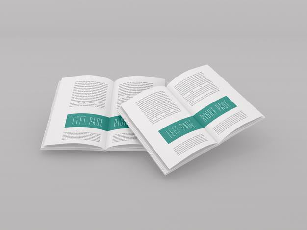 Free Open Book Mockup Psd – CreativeBooster