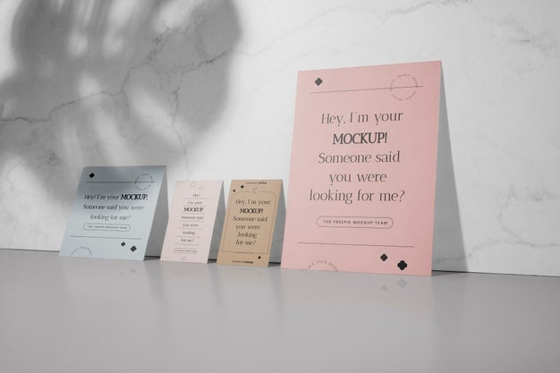 Free Stand-Up Stationery Mock-Up Paper Psd – CreativeBooster