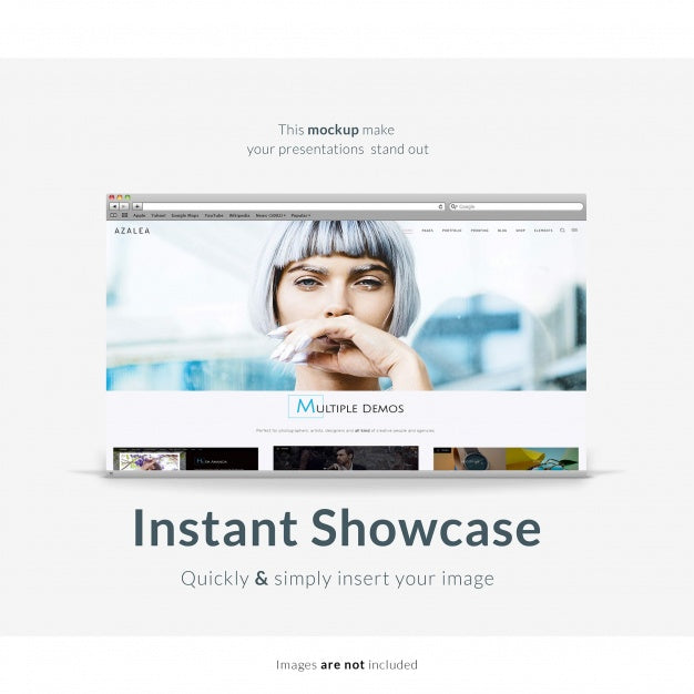 Free Web Page Mock Up Psd – CreativeBooster