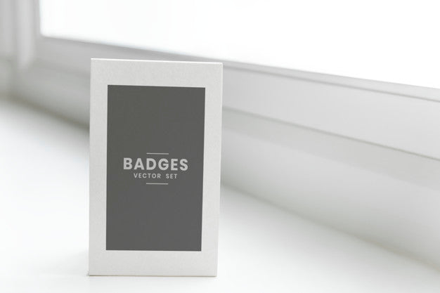 Free White Standing Sign Mockup In A Window Psd – CreativeBooster